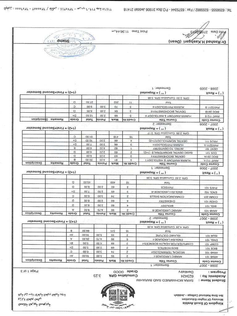 Transcript (Pg1) | PDF