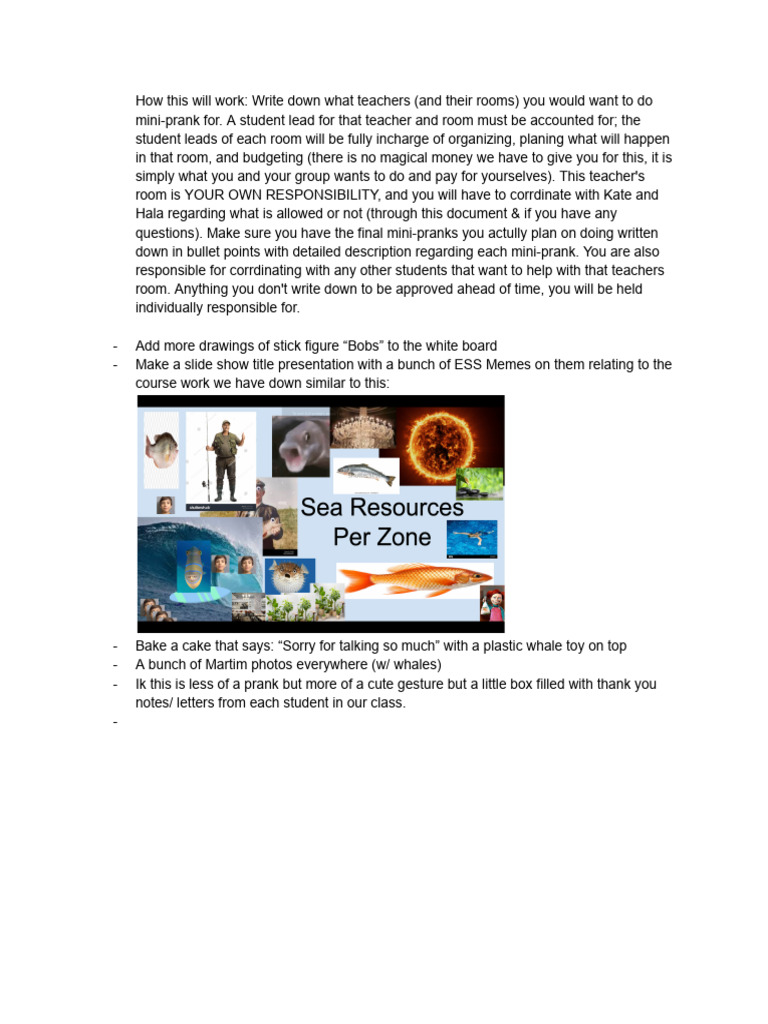 Senior Prank Planning Guide | PDF