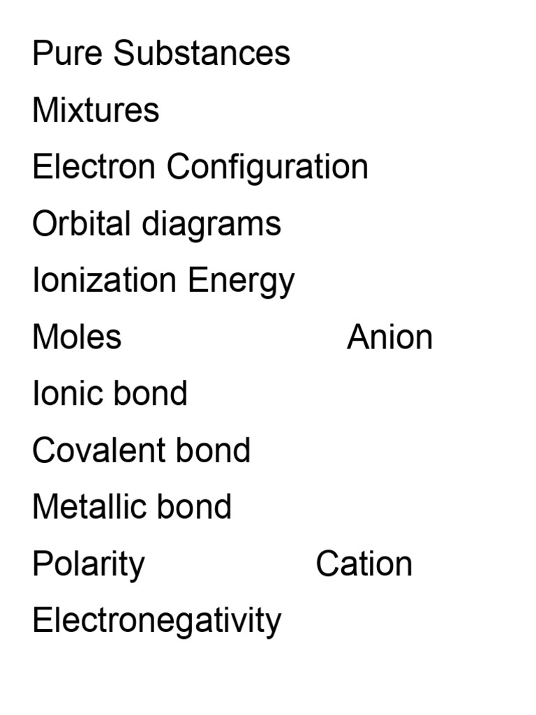 Chemistry Concept Map - HL | PDF