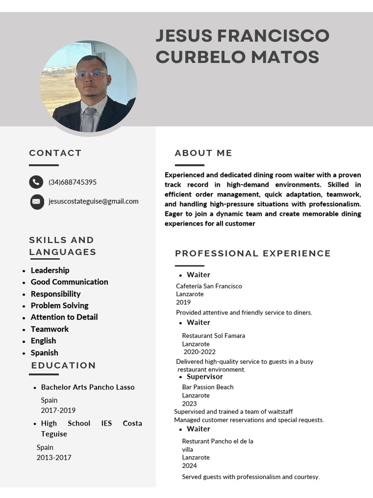 CV Jesus Curbelo | PDF