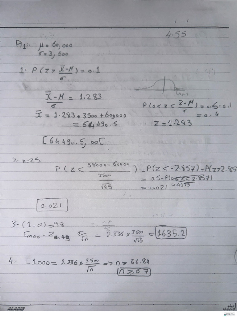 Probability Final Solution | PDF
