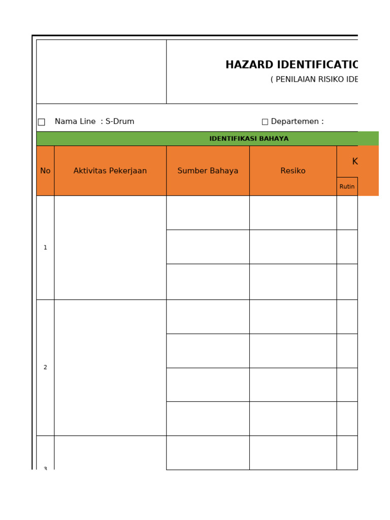 Form Hira_MeirizalNew | PDF