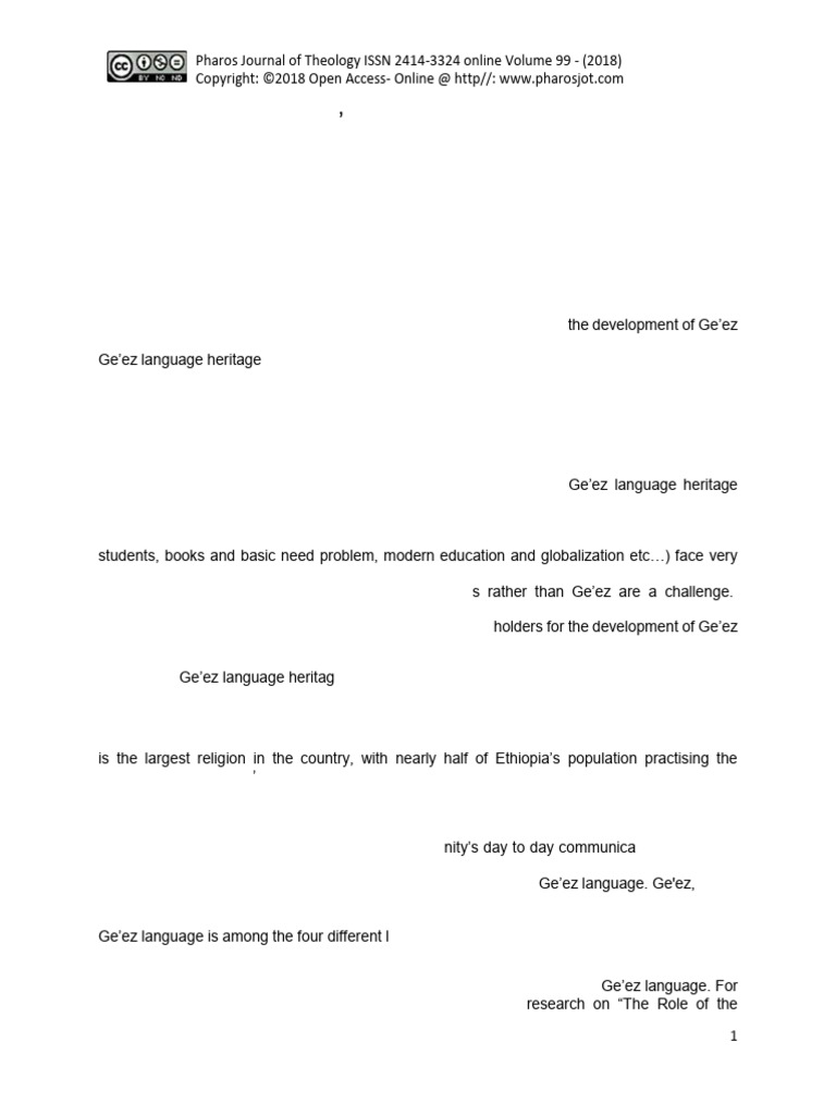 Article 21 Vol 99 2018 - Ethiopia | PDF | Cultural Heritage | Ethiopia