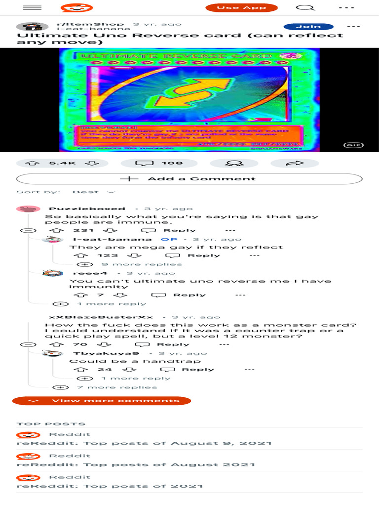 Ultimate Uno Reverse card (can reflect any move) rItemShop | PDF