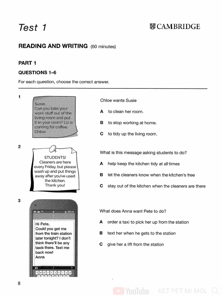 Lesson 1 - KET A2 | PDF