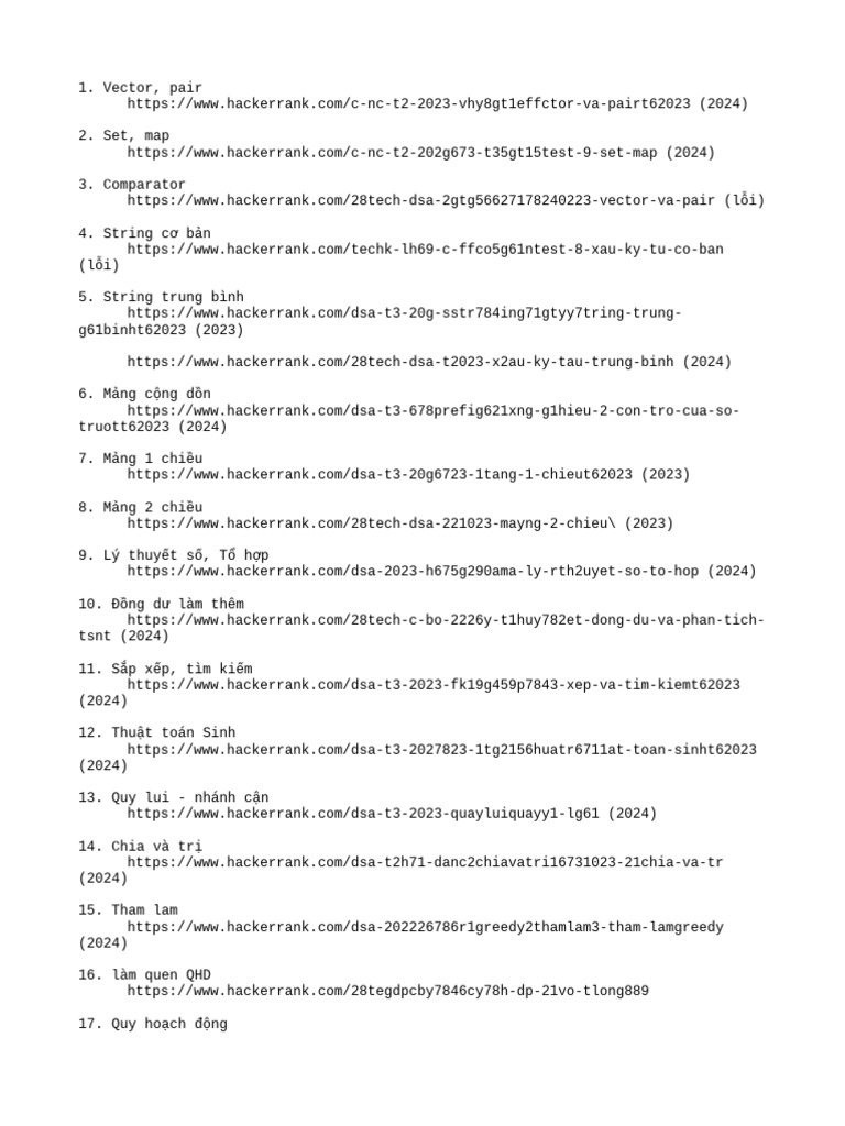 28tech DSA Contest Overview | PDF