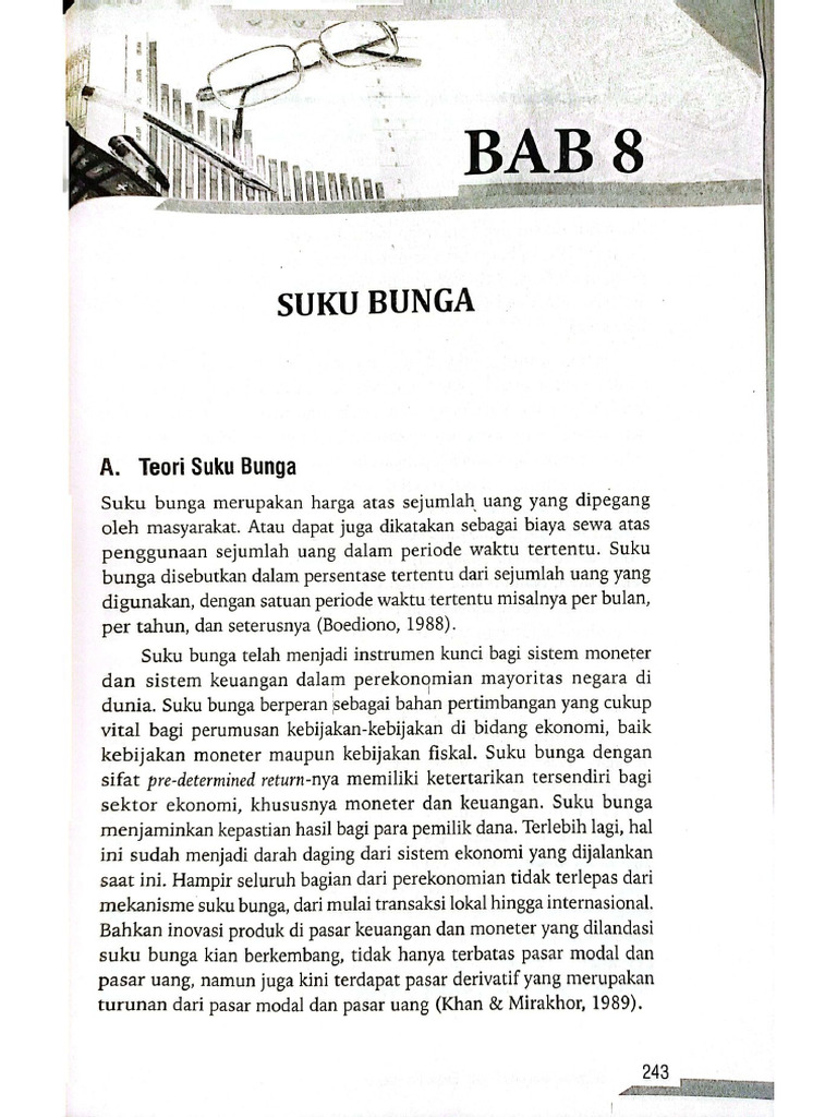 BAB 8 (Suku Bunga) | PDF