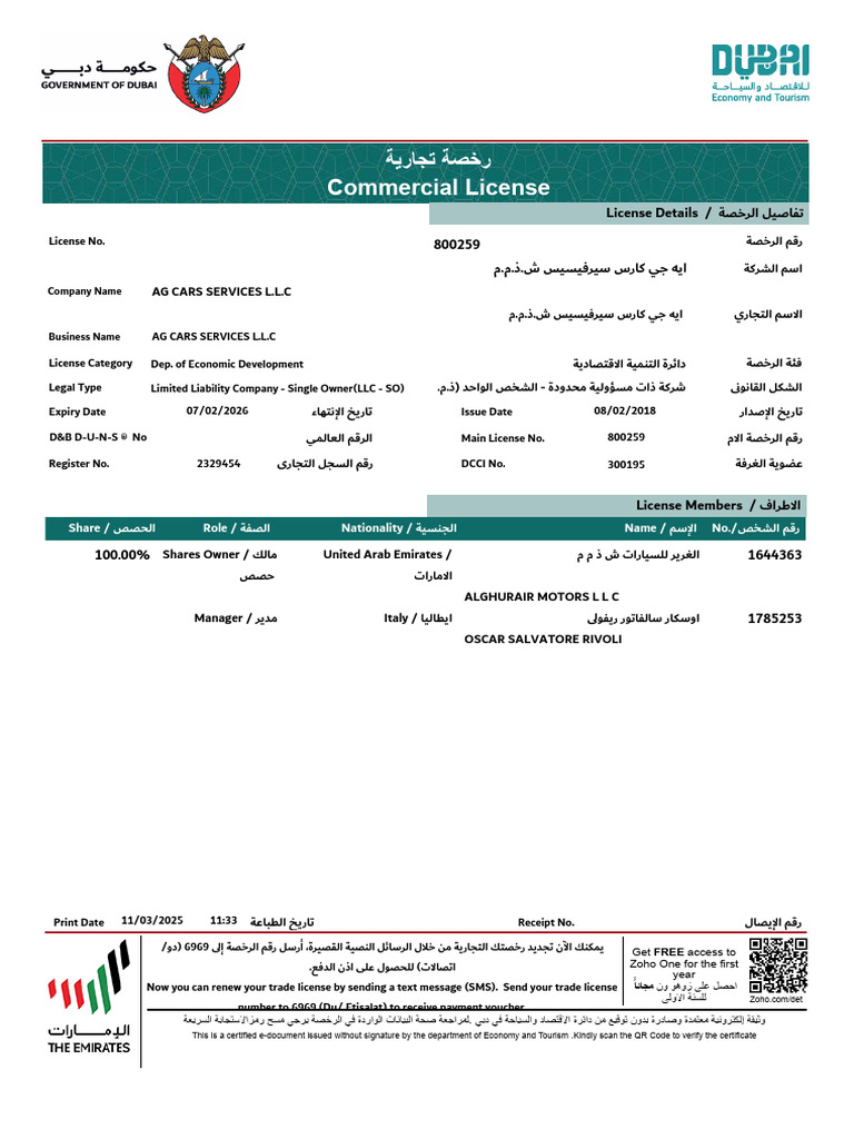AG CARS Services | PDF