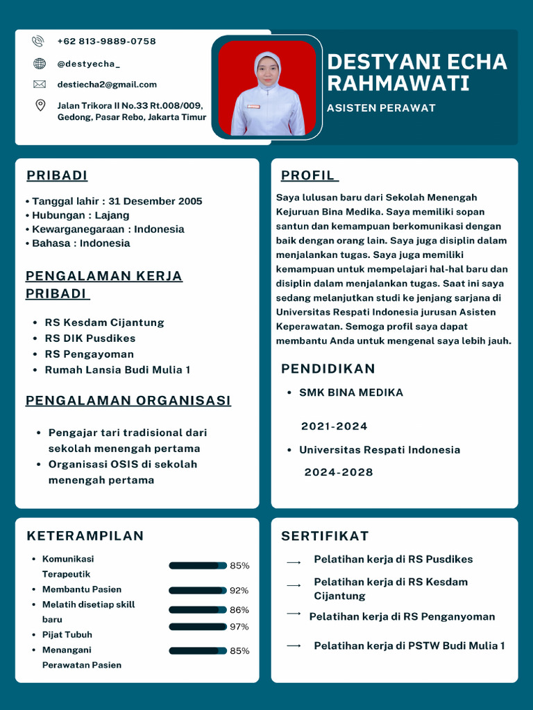 CV Kerja Echa | PDF