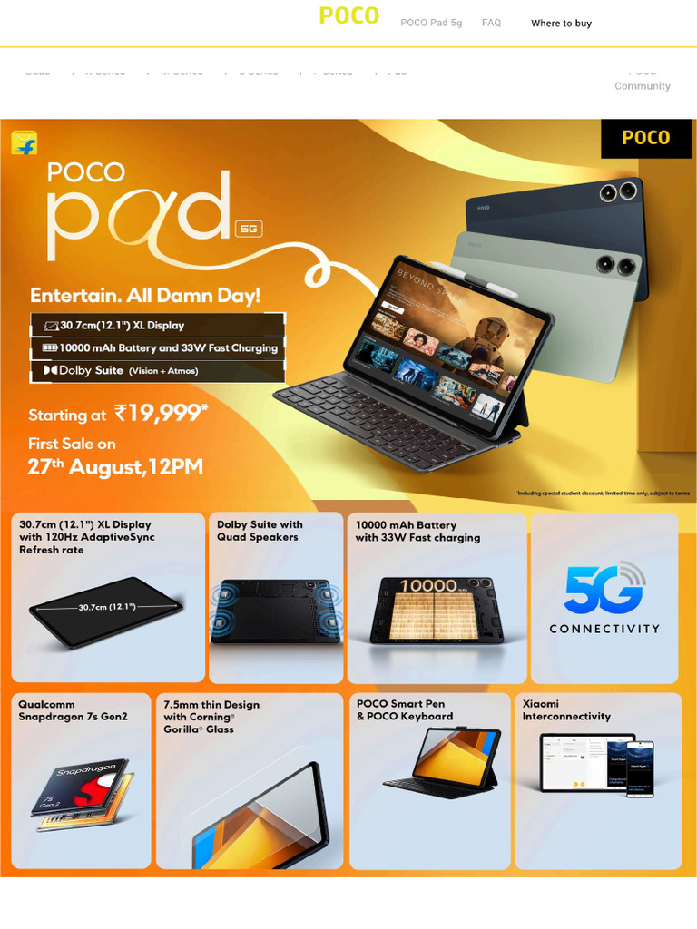 Poco Pad 5g | PDF