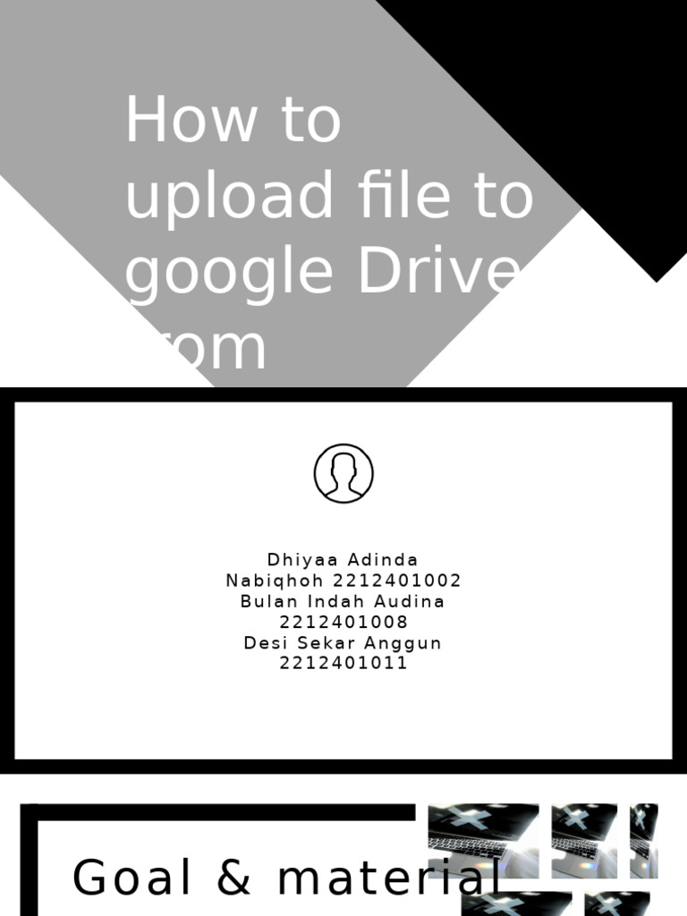 How To Upload File To Gdrive | PDF
