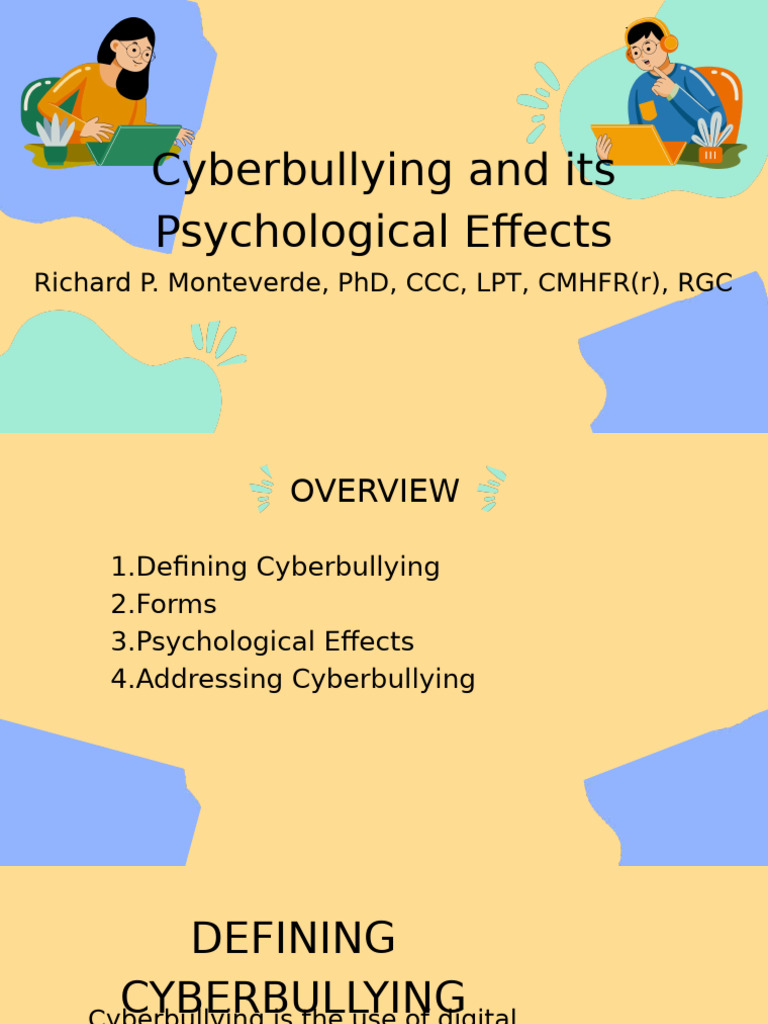 Cyberbullying and Its Psychological Effects | PDF | Cyberbullying ...