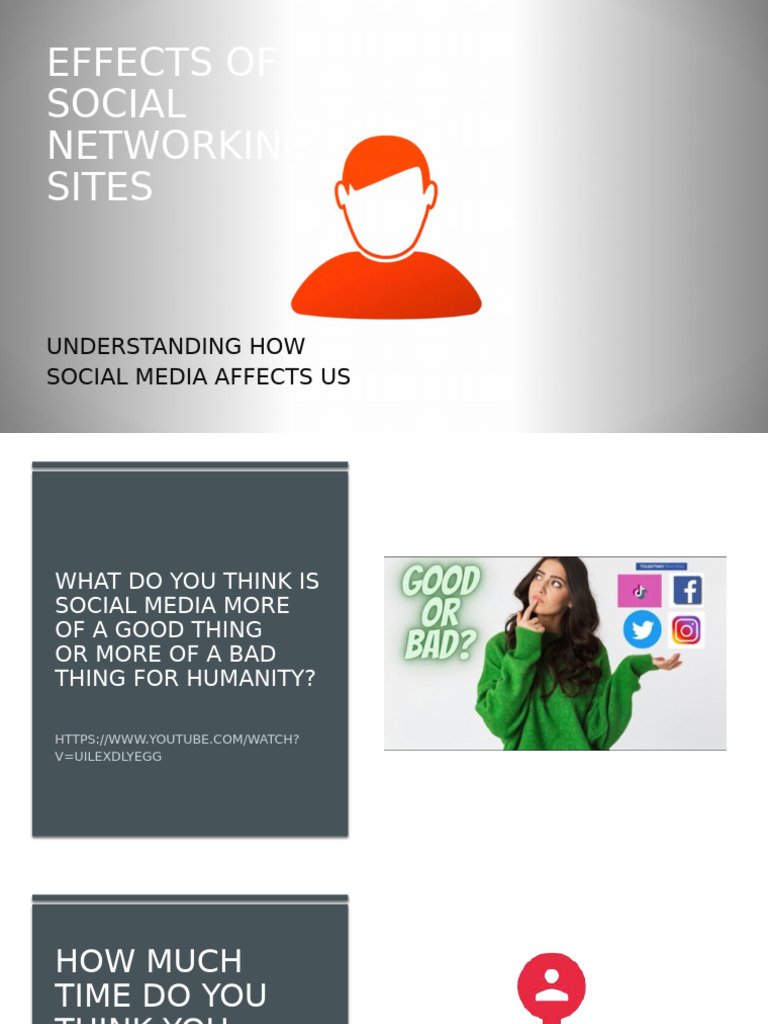 Effects of Social Networking Sites | PDF
