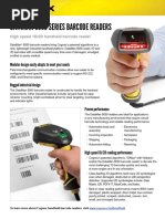 Datasheet DM290 01-2025 | PDF | Barcode | Shutter (Photography)
