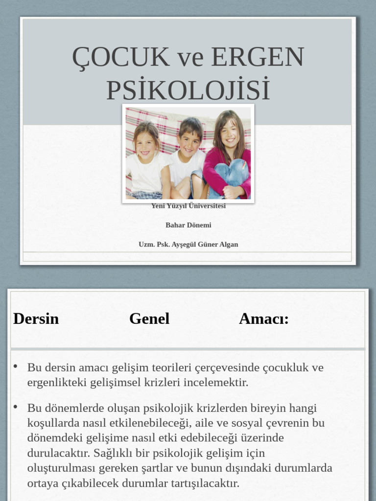 C_ocuk ve Ergen PSK | PDF