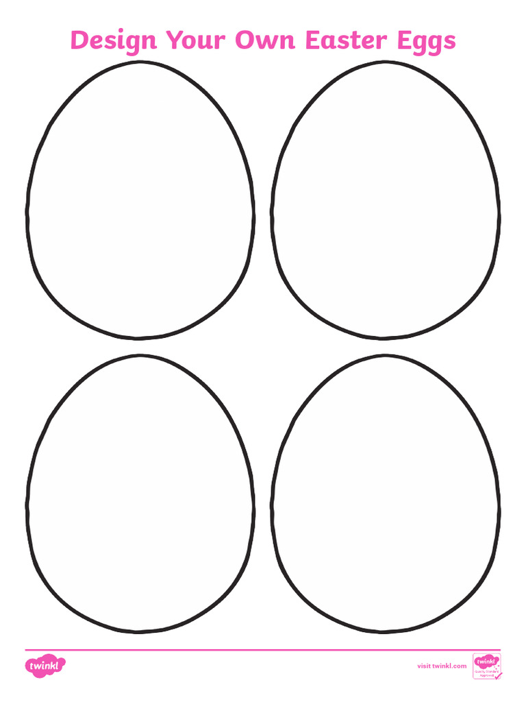 Design Your Own Easter Eggs Worksheet | PDF