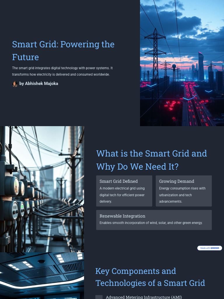 Smart Grid - Powering The Future | PDF | Smart Grid | Electrical Grid