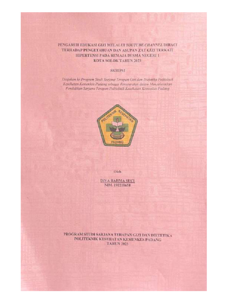 Skripsi (Diva Rahma Suci) 192210658 - Unlocked | PDF