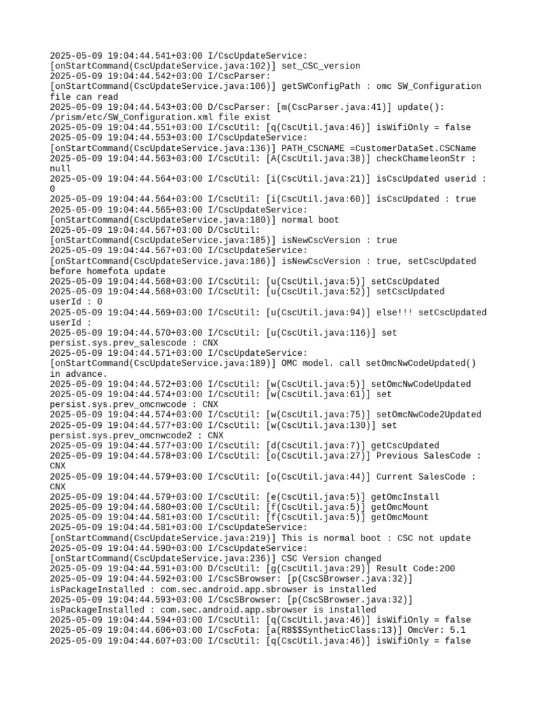 Home Fota Update Log | PDF | Computing | Software