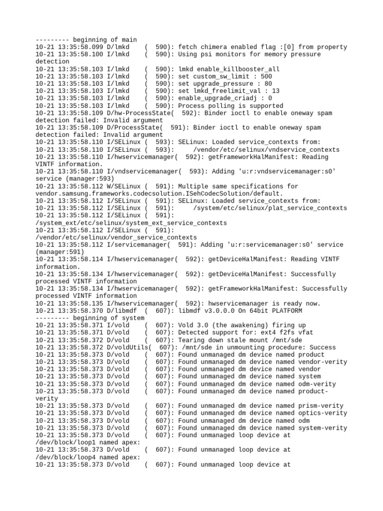 Logcat Home Fota Update Log | PDF | System Software | Computing