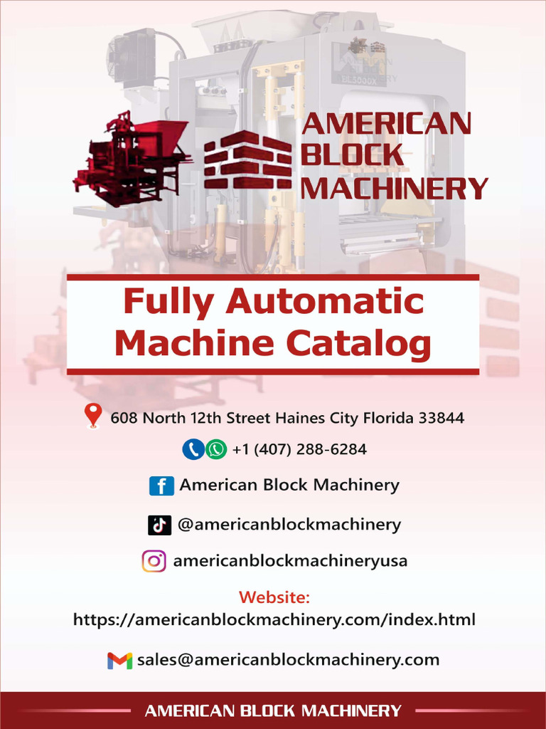 ABM Fully Automatic Machine Catalog | PDF