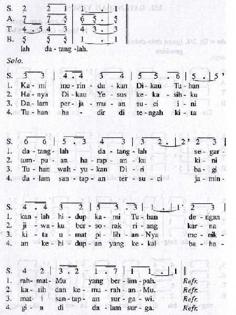 Datanglah Yesus 2 | PDF