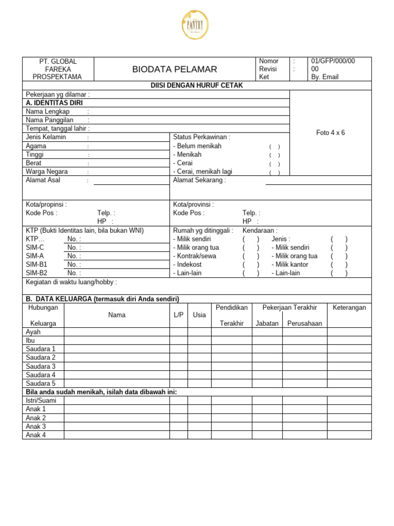 Application Form | PDF