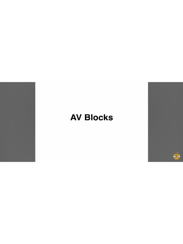 AV blocks | PDF