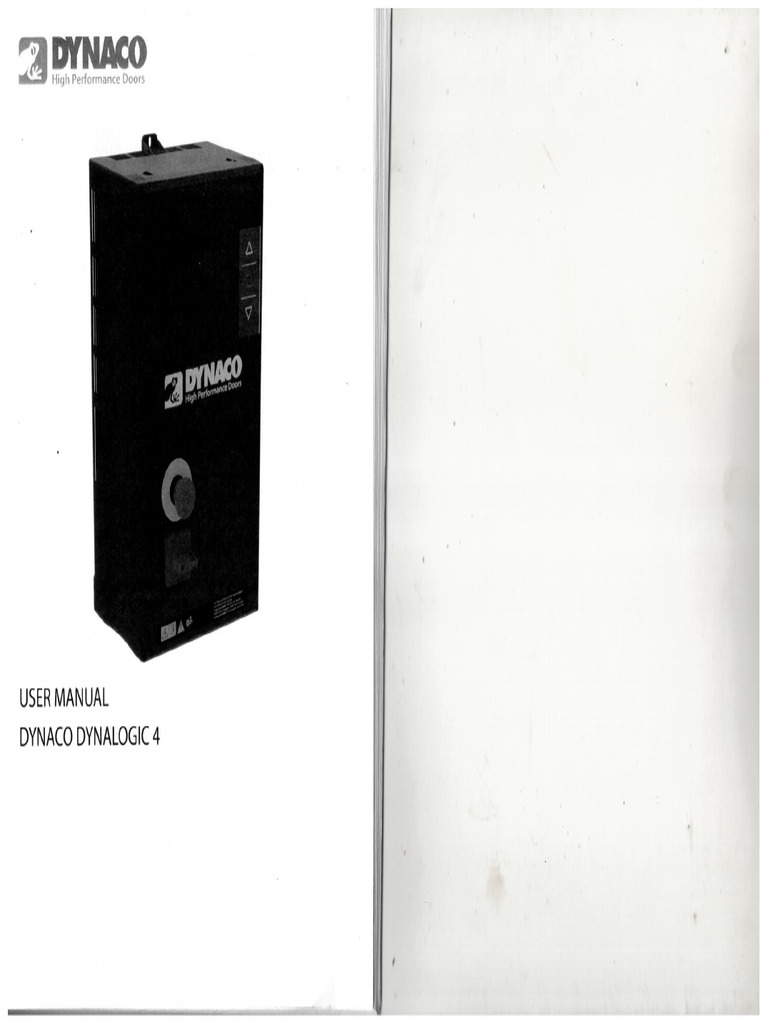 Dynaco ÚJ Dynalogic 4 Kezelési Köznyv | PDF