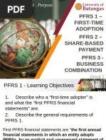 PFRS 1 Overview for First-Time Adopters | PDF | International Financial ...