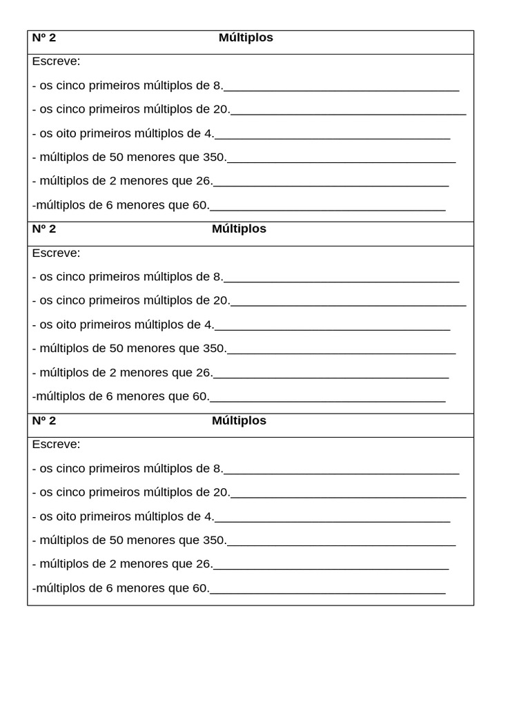 2 Multiplos | PDF
