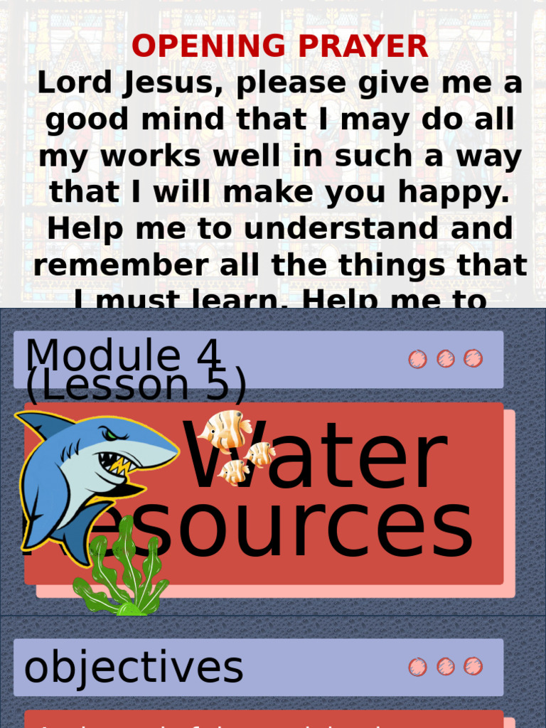 MODULE 4 Water Resources | PDF | Fresh Water | Groundwater