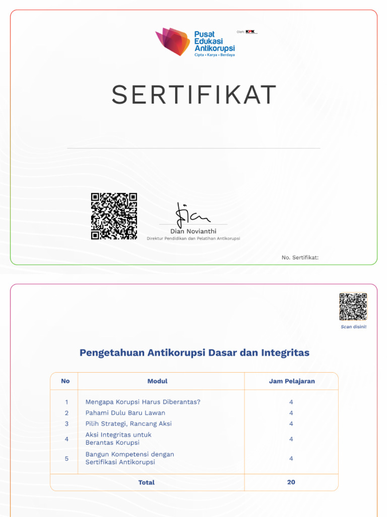 Sertifikat Kelulusan E-Learning PADI - UMUM | PDF