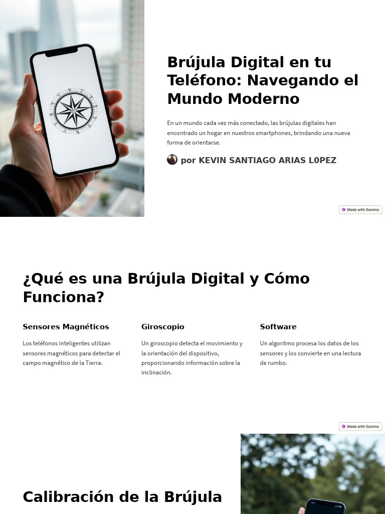 Brujula Digital en Tu Telefono Navegando El Mundo Moderno | PDF ...