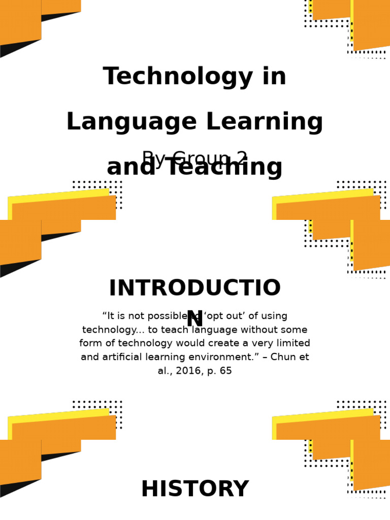Technology in Language Learning Evolution | PDF
