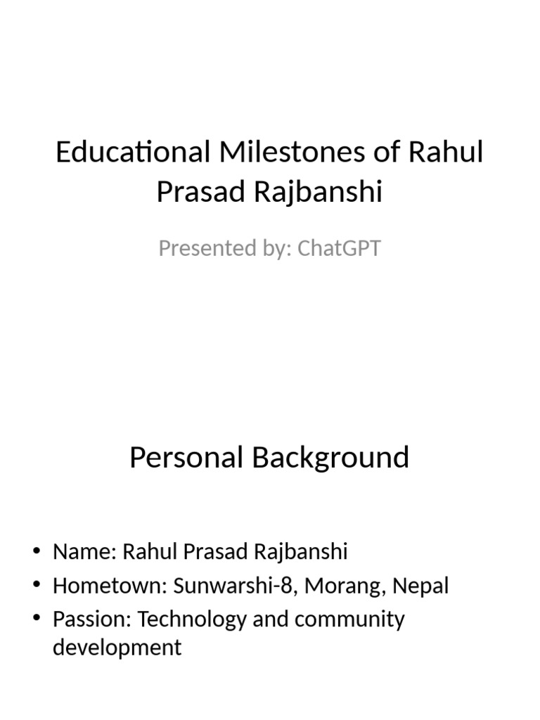 Rahul Education Presentation 2yvnvfhdjdd | PDF
