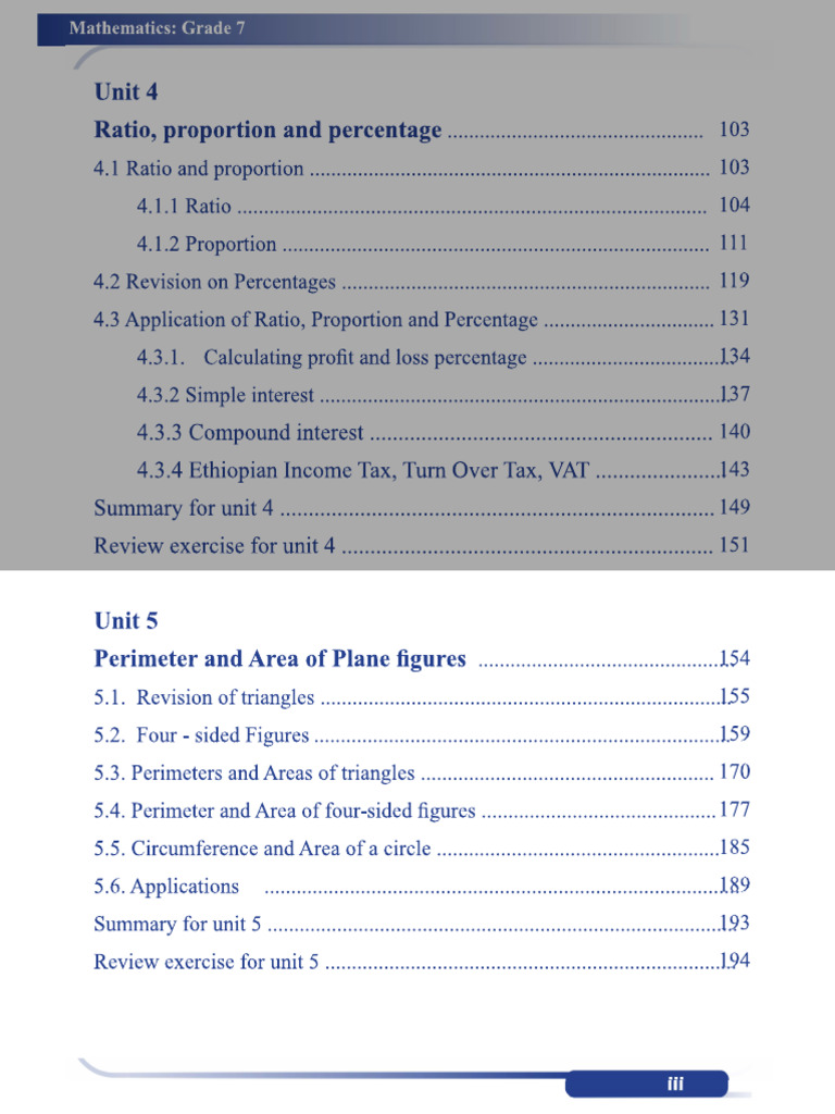 Perimeter & Area of Plane Figures | PDF
