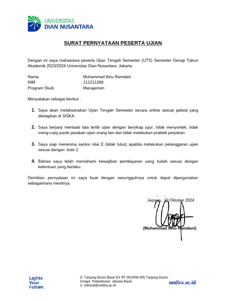 UTS Komunikasi Lintas Budaya - Muhammad Ibnu Ramdani 111211268 | PDF