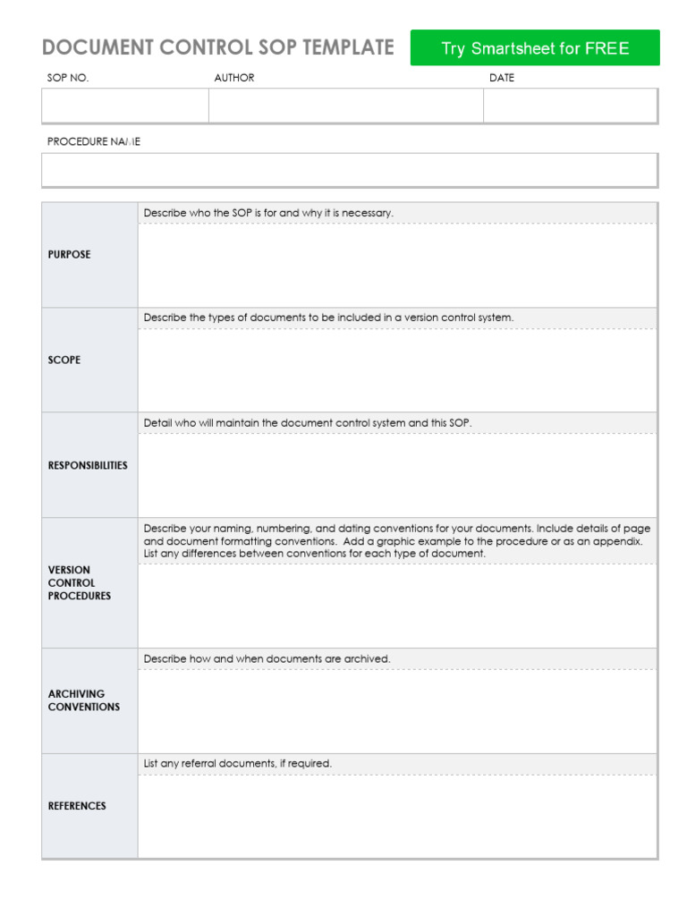 IC-Document-Control-SOP-Standard-Operating-Procedure-Template-10622_PDF ...