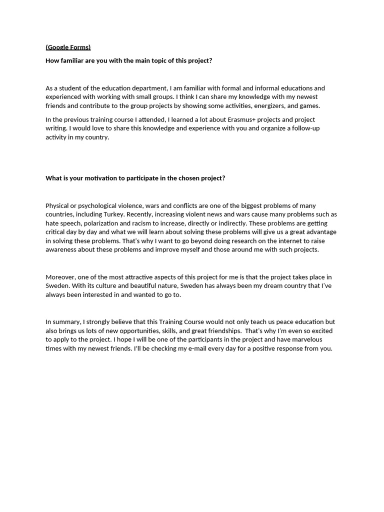 Sweden Uppsala (Peace Education) Anka | PDF | Experience | Learning