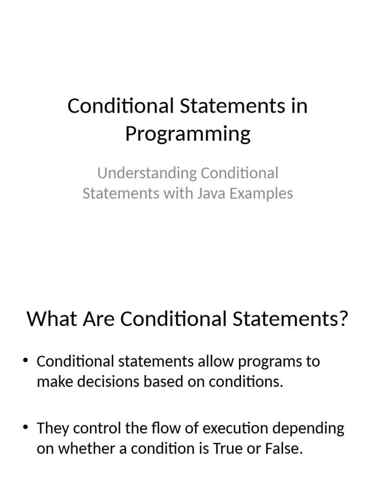 Conditional Statements With Switch | PDF