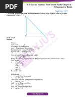 RD Sharma Class 10 Maths Solutions Chapter 5 - Trigonometric Ratios | PDF | Trigonometry ...