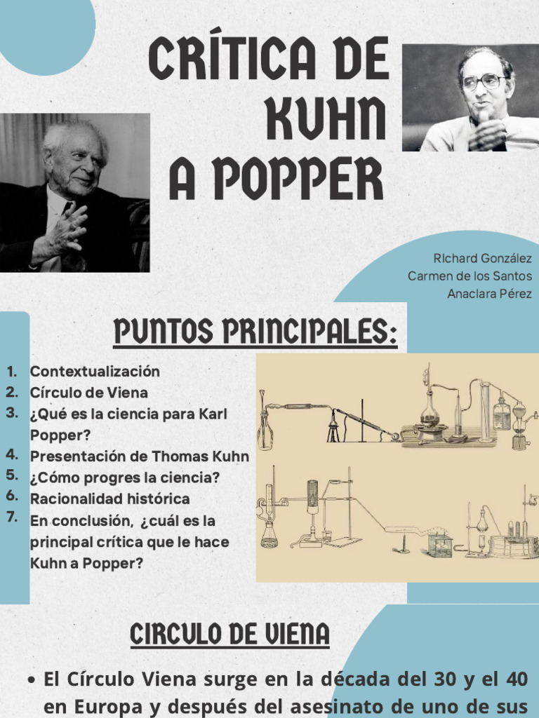 Crítica de Kuhn a Popper en Ciencia | PDF | Karl Popper | Paradigma