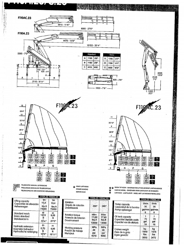 F110A.23 (Brazo Grua Fassi) | PDF