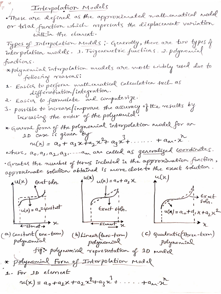 Fem Mod 2, Unit 2 | PDF