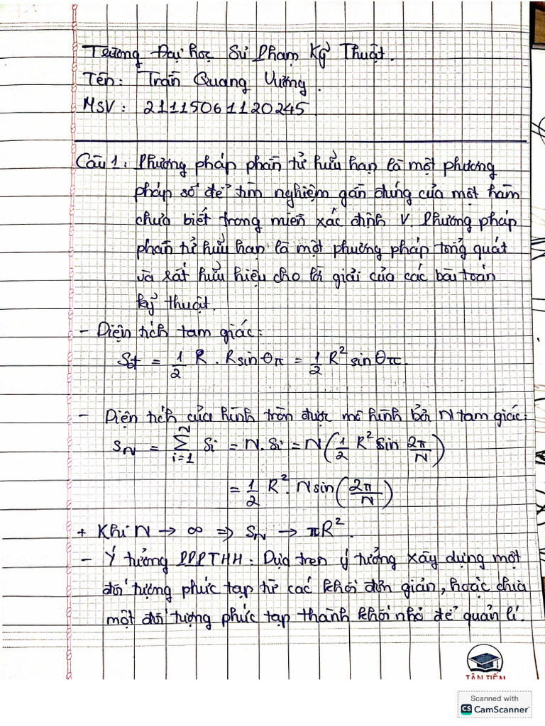 Trần Quang Vương_BTGK_PPPTHH | PDF