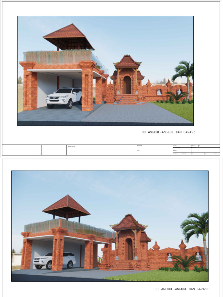 Gambar Angkul Angkul Dan Garase Kelempung | PDF