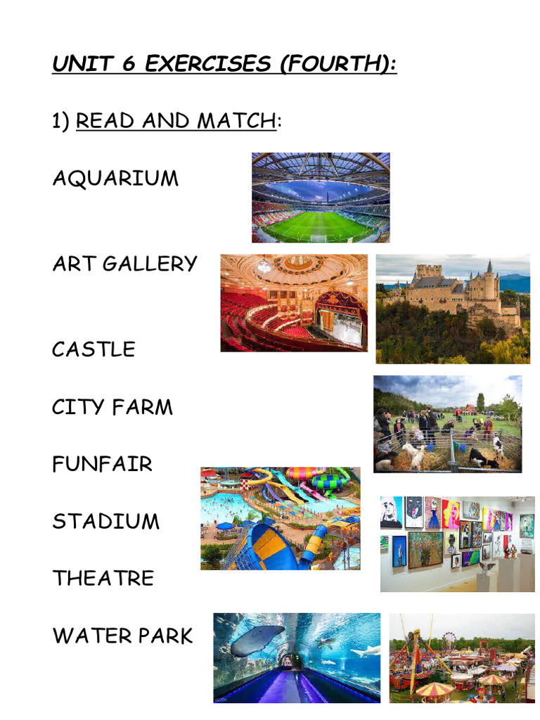 Unit 6 Exercises (Fourth) | PDF