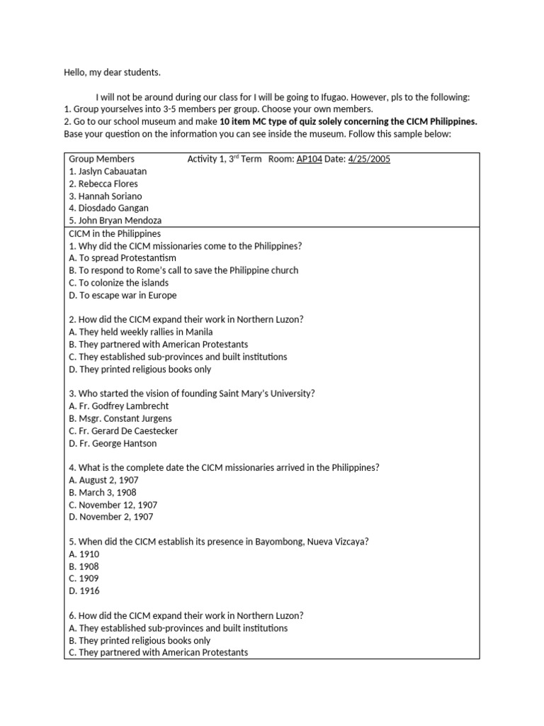 Cicm Quiz | PDF