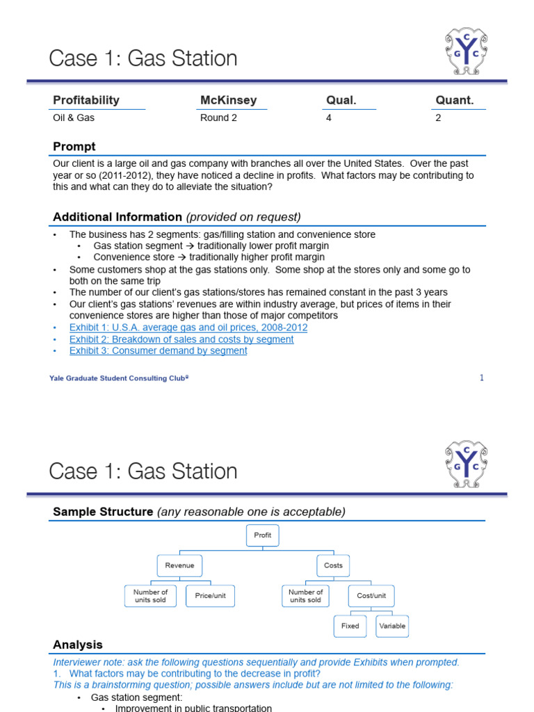 Yale Casebook 2013 Full 6 | PDF | Profit (Economics) | Filling Station